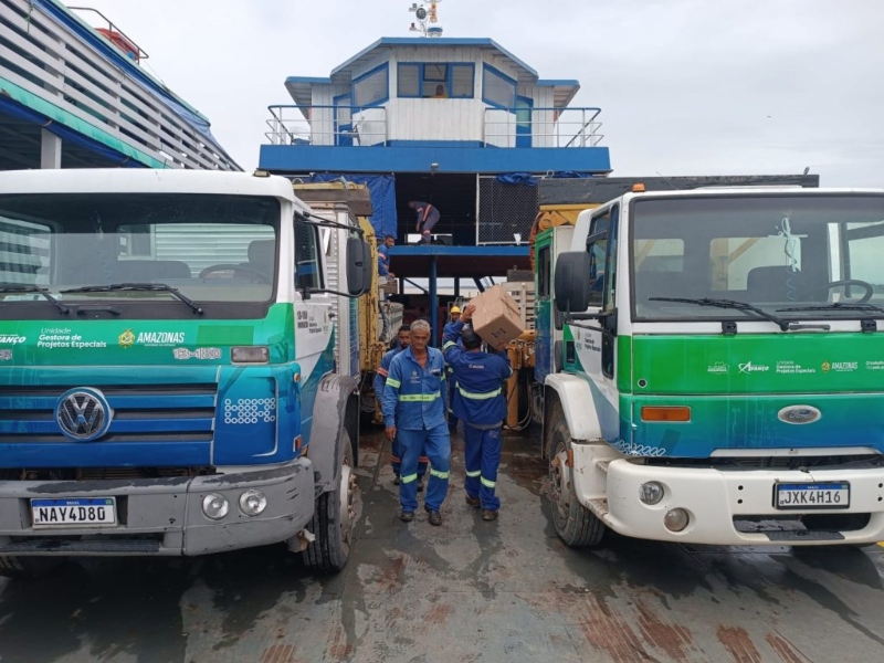 Governo do Amazonas começa a implantar iluminação de LED em Codajás