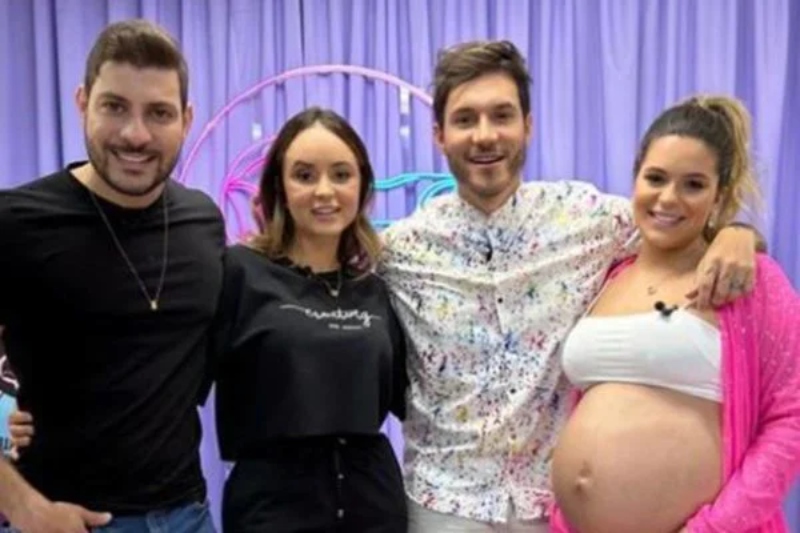 Viih Tube promove Caio Afiune a vovô em encontro: “Tudo em família”