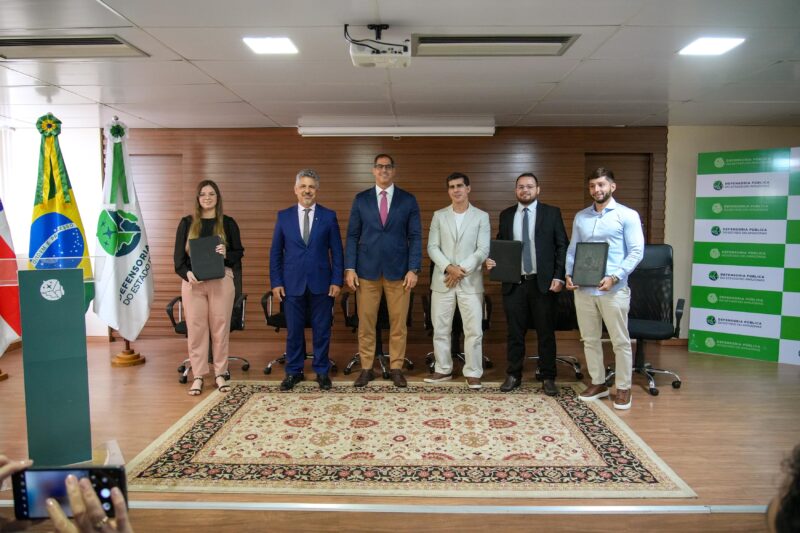 Defensoria do Amazonas empossa três novos servidores aprovados em concurso público